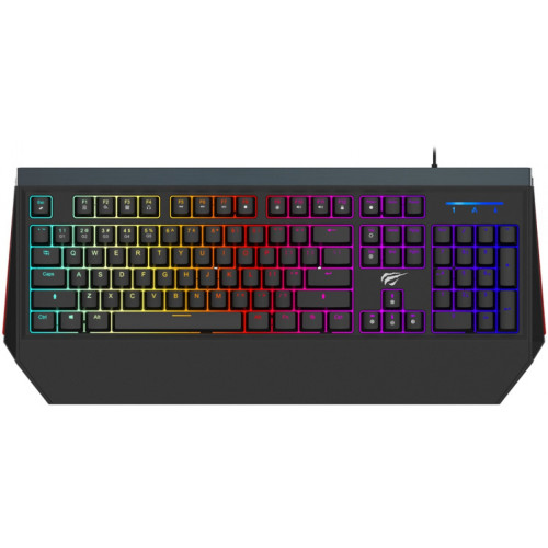Teclado Mecânico Havit RGB, Switch Outemu Brown, ABNT-2, Black