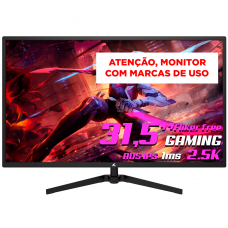 Monitor Gamer SuperFrame Precision Ultra, 31.5 Pol, Quad HD, 2.5K, 1ms ...