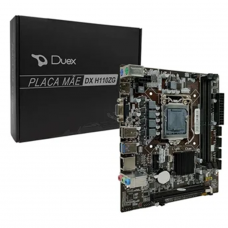 Placa Mãe Duex DX-H110ZG, Chipset H110, Intel LGA 1151, mATX, DDR4